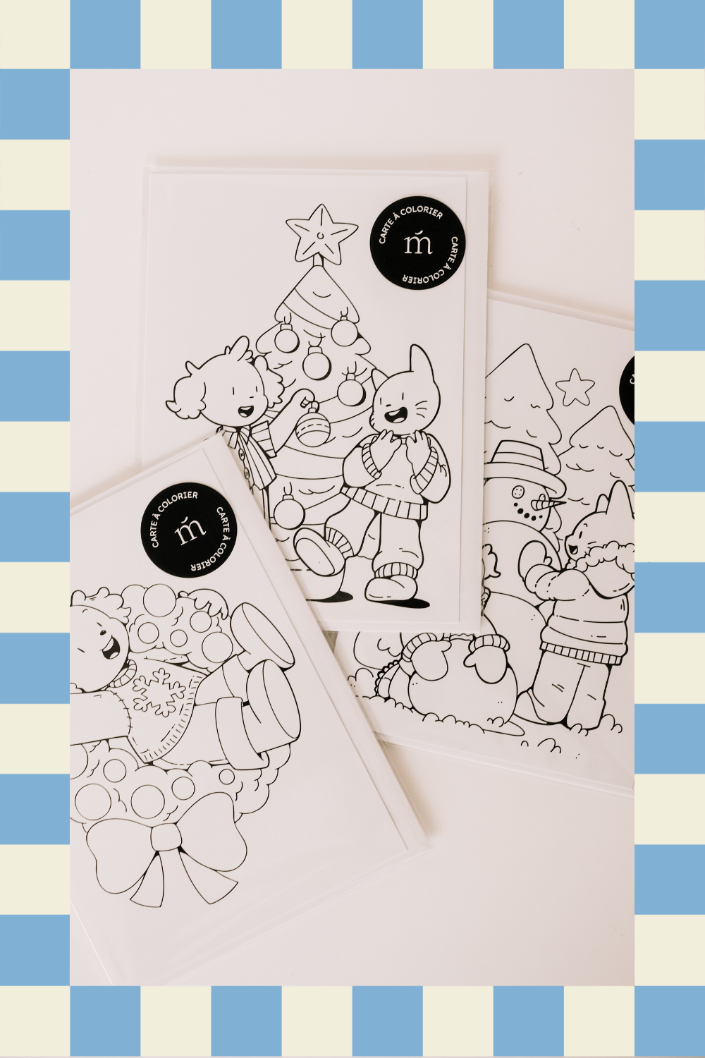 VENTE D'ENTREPÔT - Carte à colorier – Marée - Chandelles