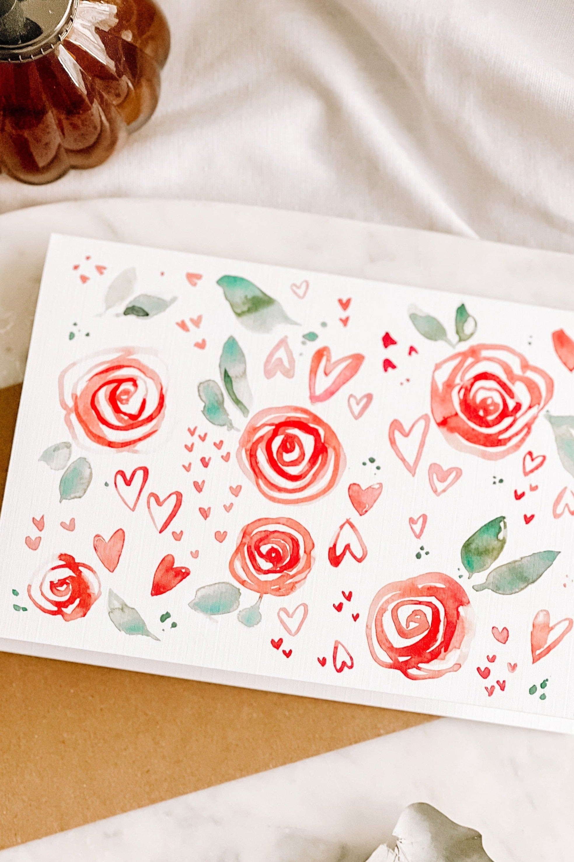 CARTE - Eva - Stéphanie Renière Illustration – Marée - Chandelles