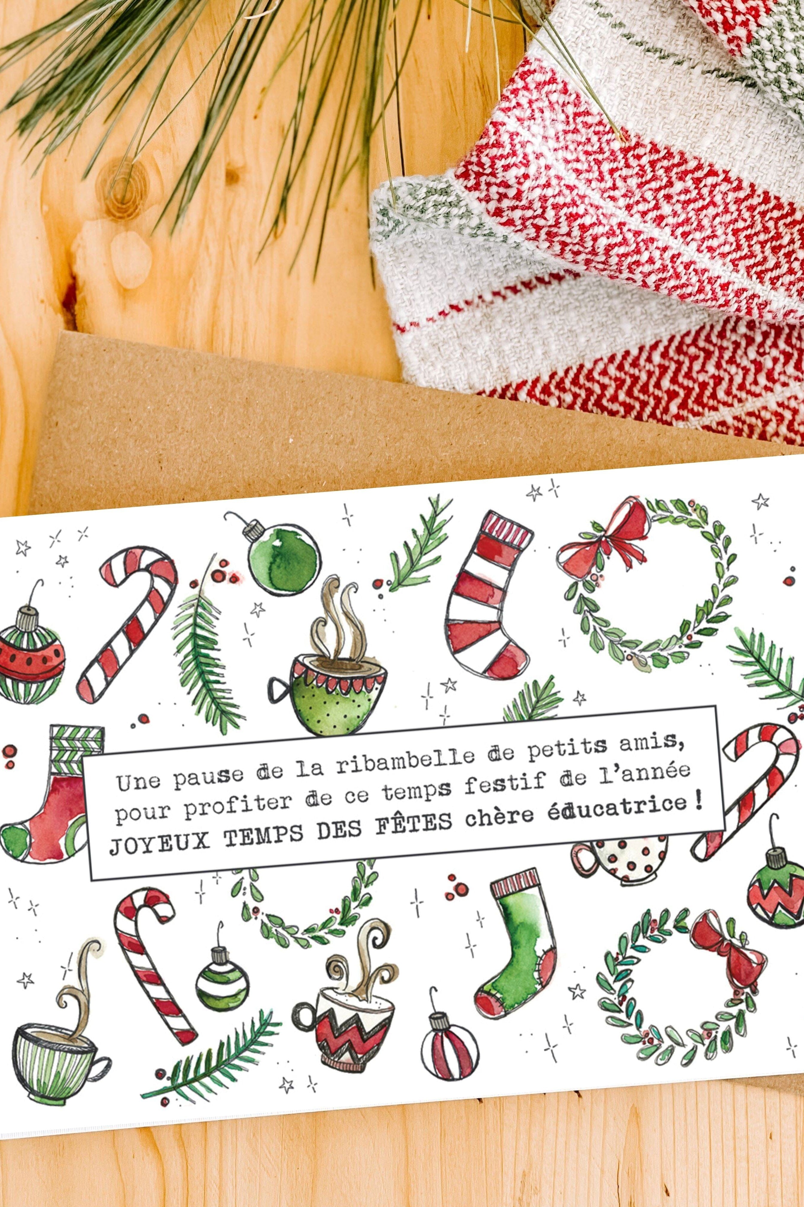 CARTE - Jules - Professeure / éducatrice - Stéphanie Renière Illustrat ...